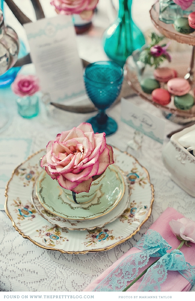 Pink & Turquoise Tea Party {Decor Inspiration} | Cool Chic Style Attitude
