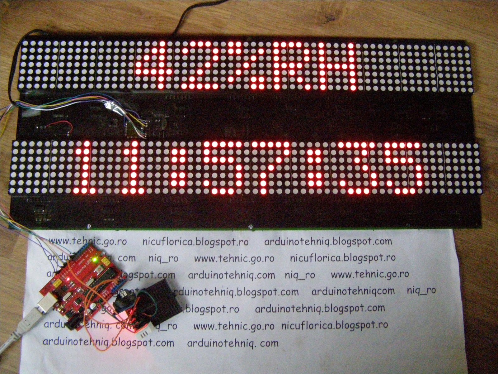 Arduino tehNiq: FDS-125 display with Arduino (2)
