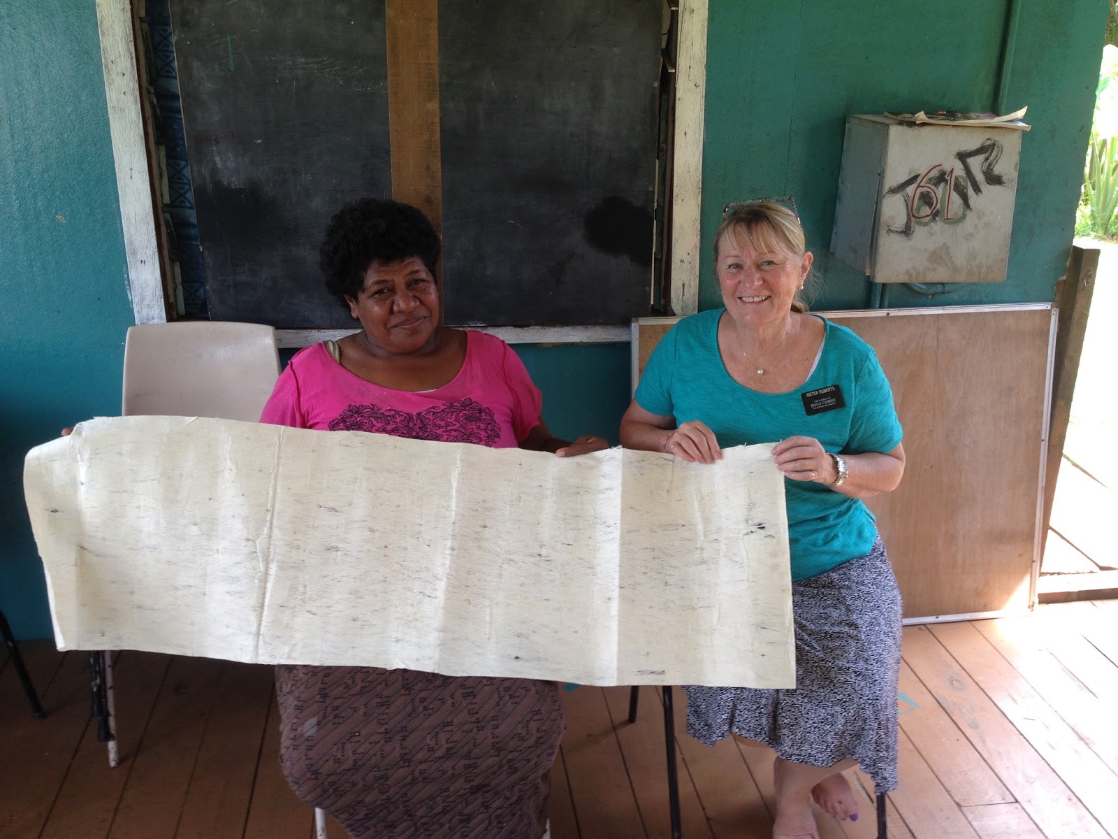 Elder and Sister Roberts Suva Fiji Mission: Tapa (Fijian paper) and ...