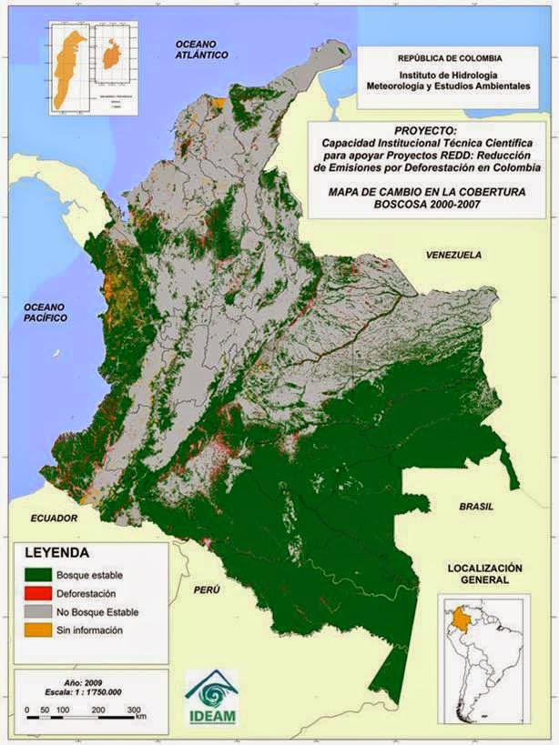 Mike's Bogota Blog: Deforestation Nation