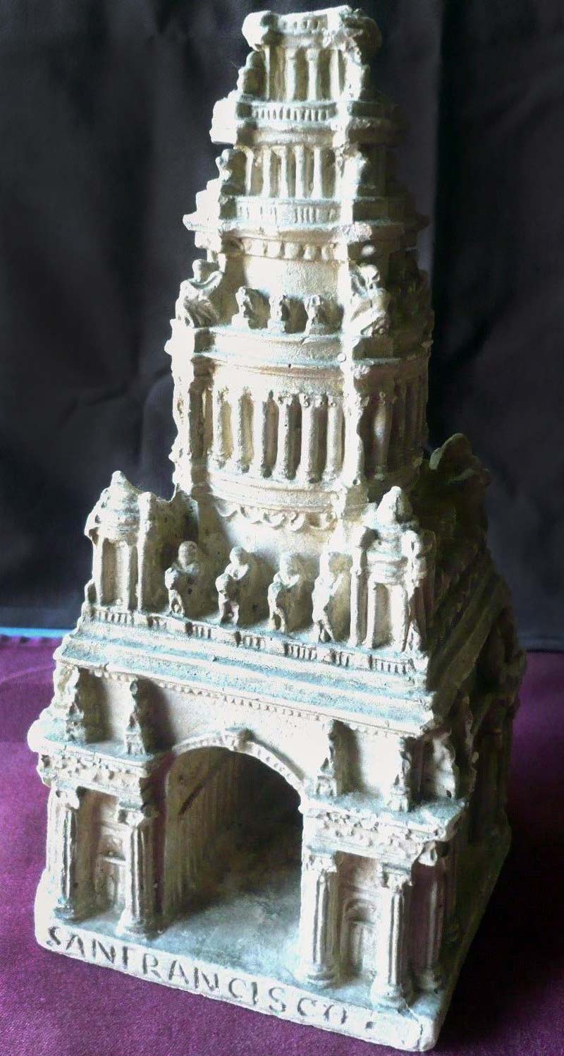 Building Collector: Plaster / Chalk Souvenir Building Replicas