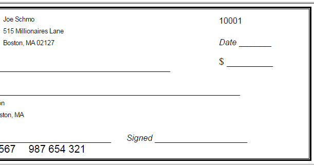 Scaffolded Math and Science: Create Customized Checks for a Checkbook ...