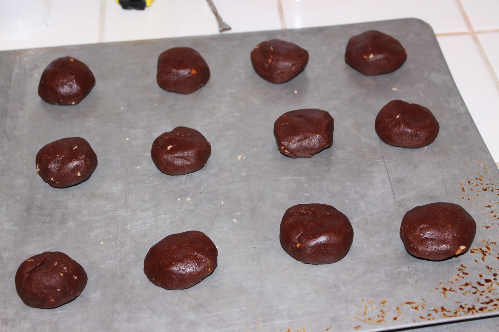 Peanut Butter Stuffed Chocolate Cookies