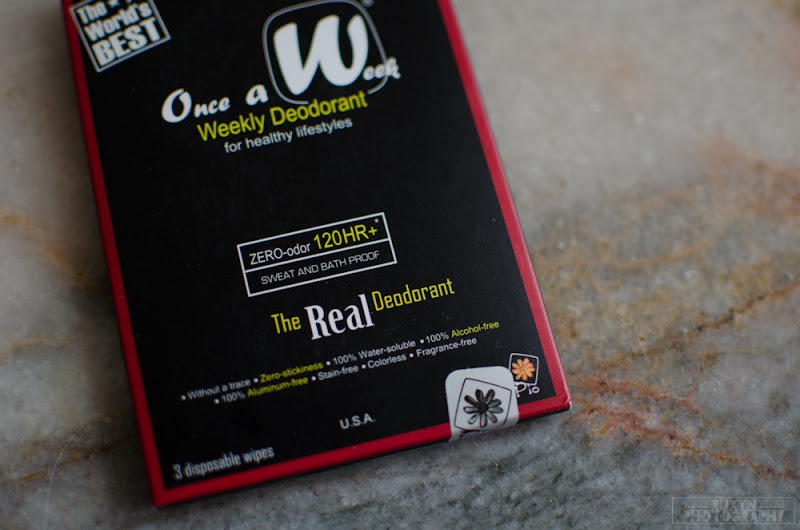 Once a Week Weekly Deodorant Review