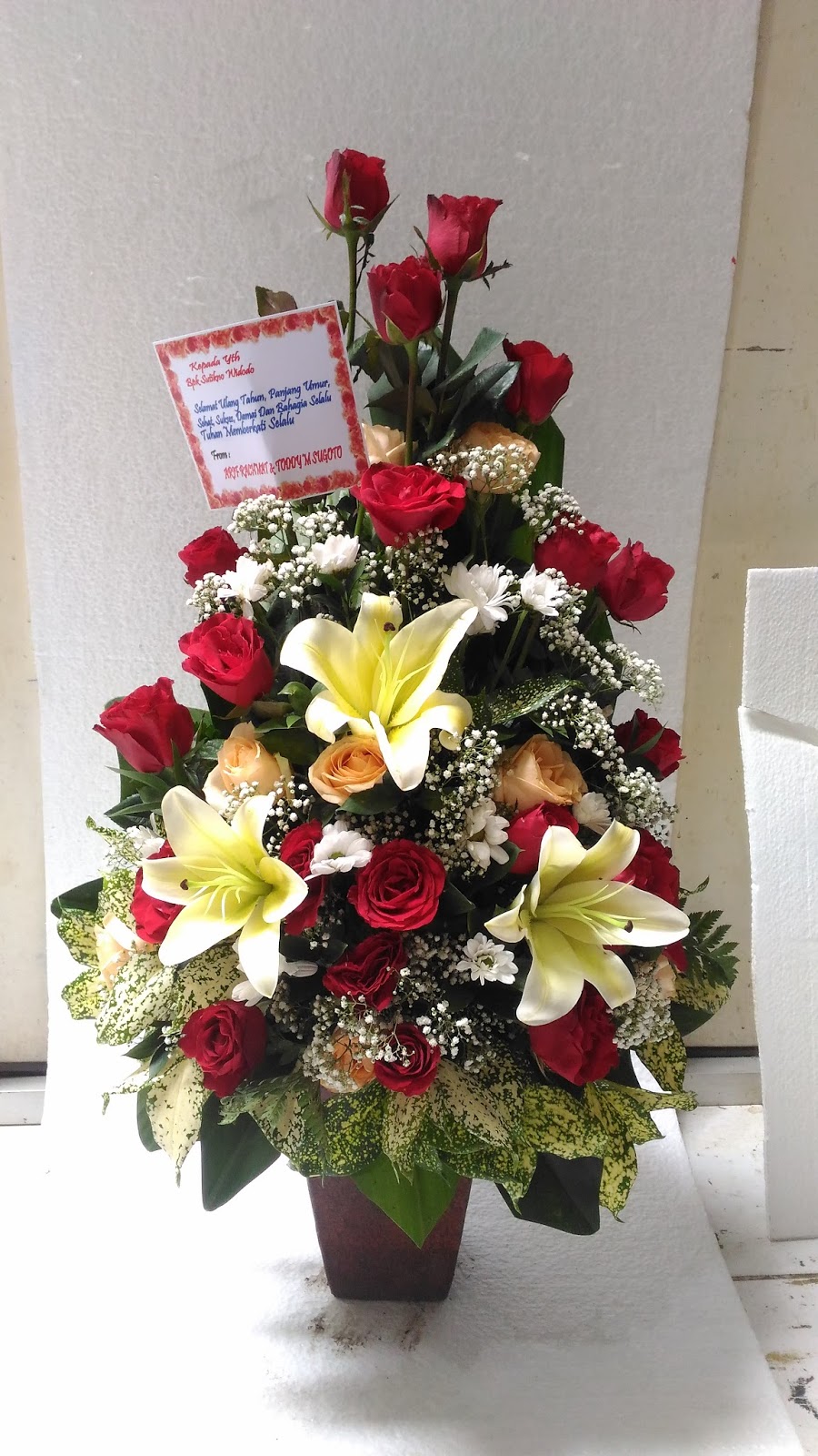 TOKO BUNGA SIDOARJO: BUNGA MEJA