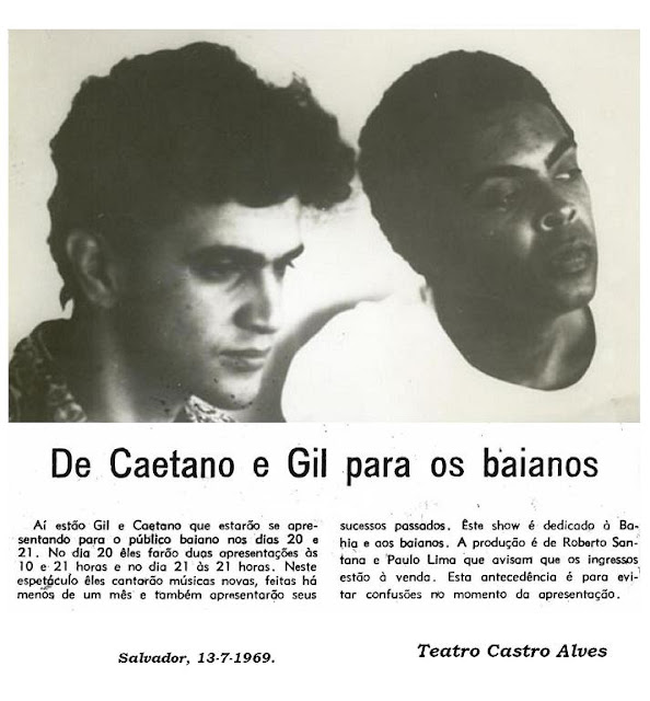 Caetano Veloso ...en detalle.: 1969 - BARRA 69 - En prisión domiciliaria