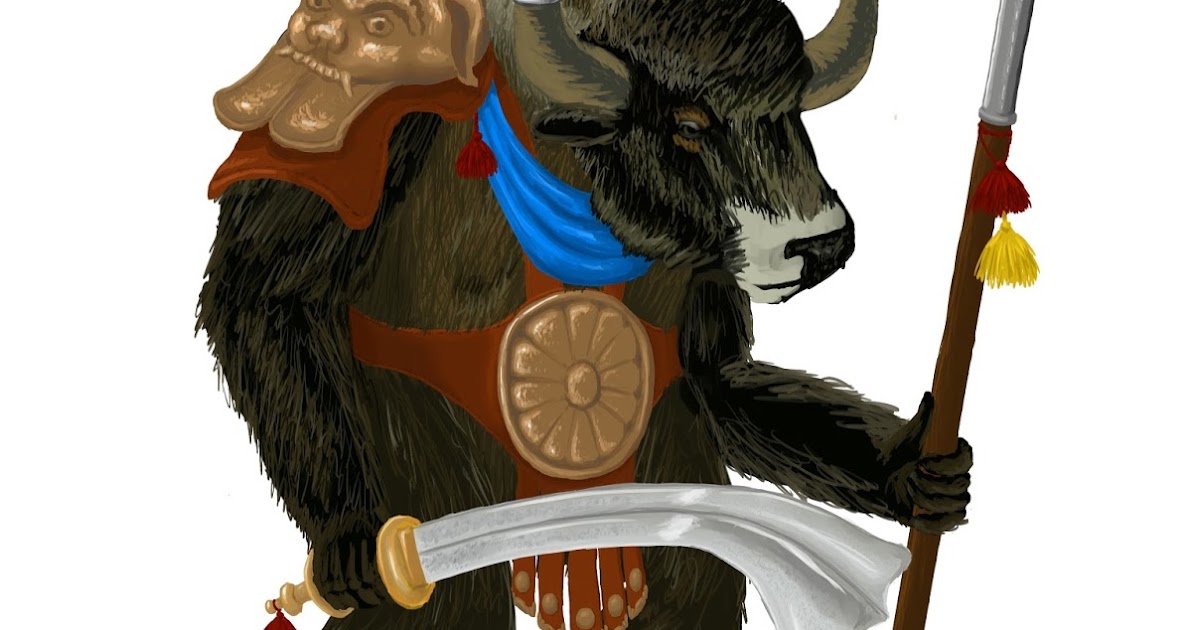 d20 Despot: Monster Monday: Brongya - Evil Yak Men of the Mountains