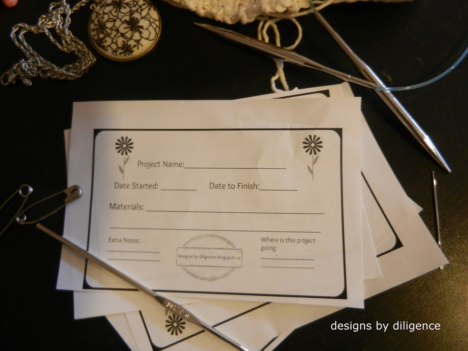 Designs by Diligence: Project Cards