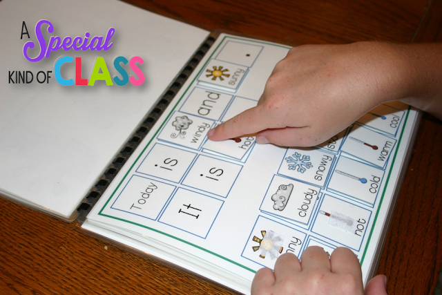 A special kind of class: Adapted Calendar for SPED kids