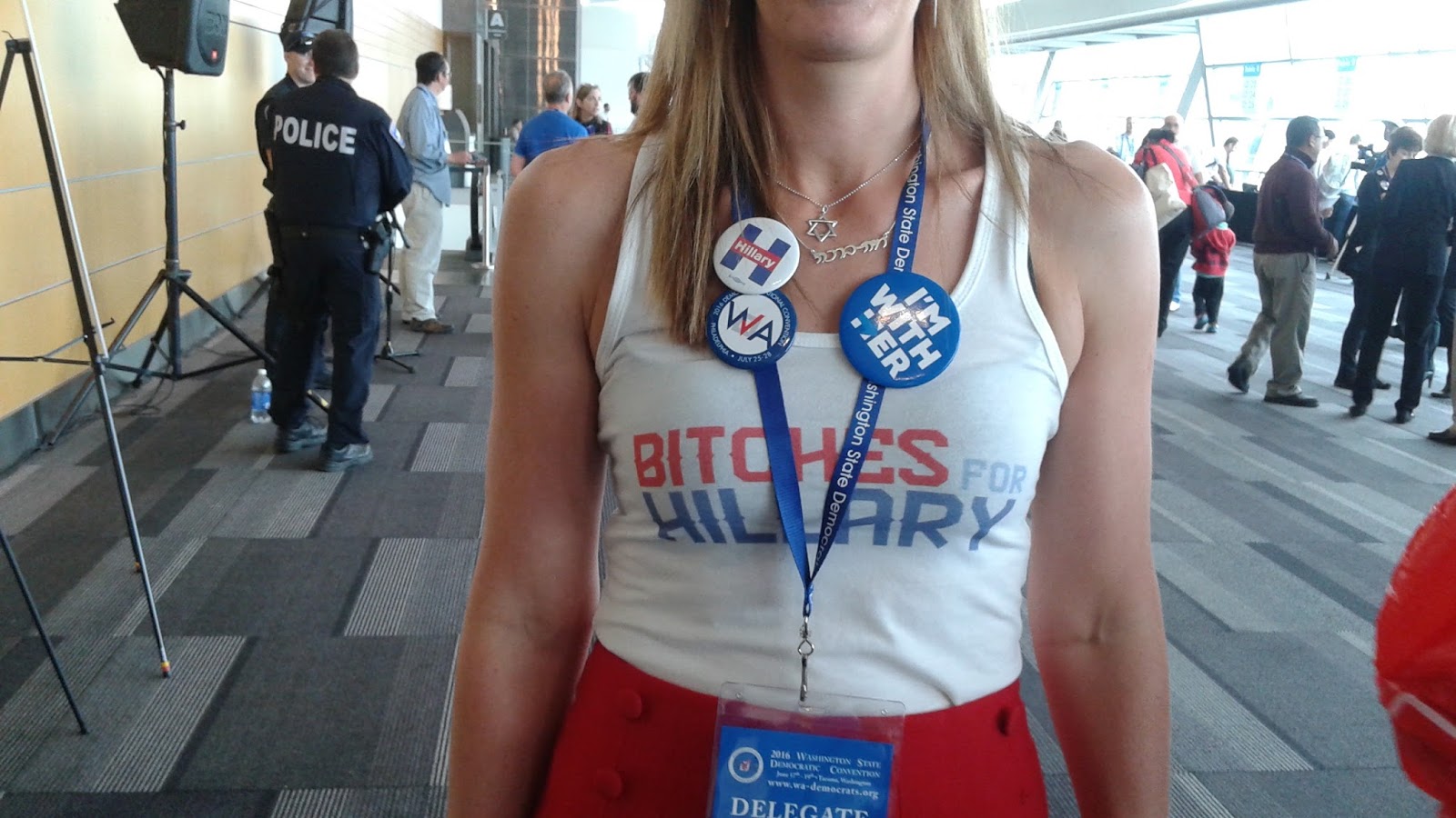 Barers of Maple Valley: Sights From Washington State Democratic Convention