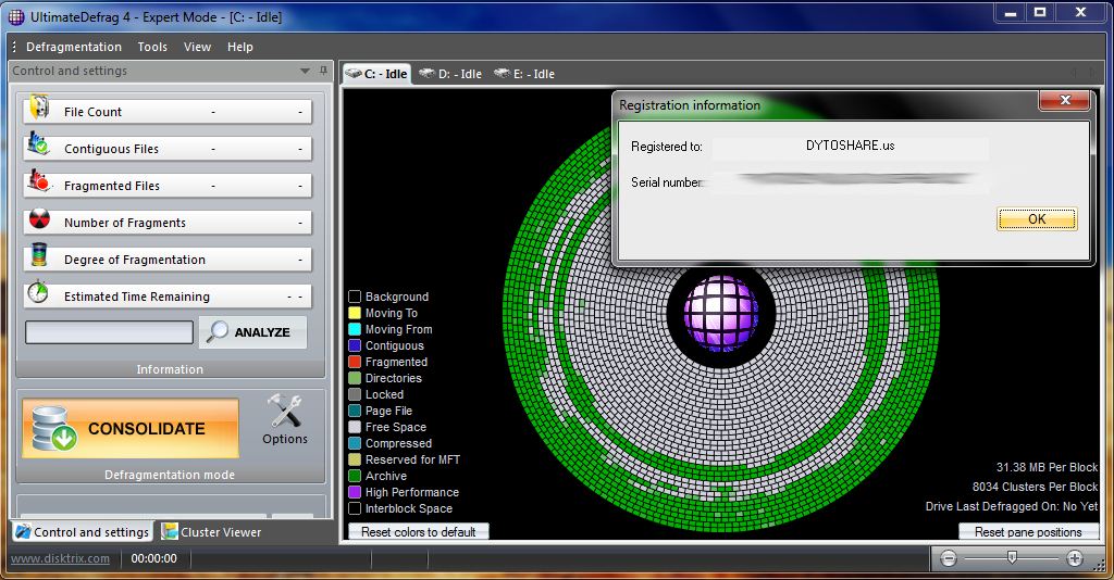 Download free Ultimate Defrag Vista - filecloudtool
