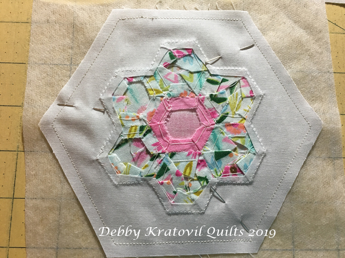 English Paper Piecing with Small Hexagons