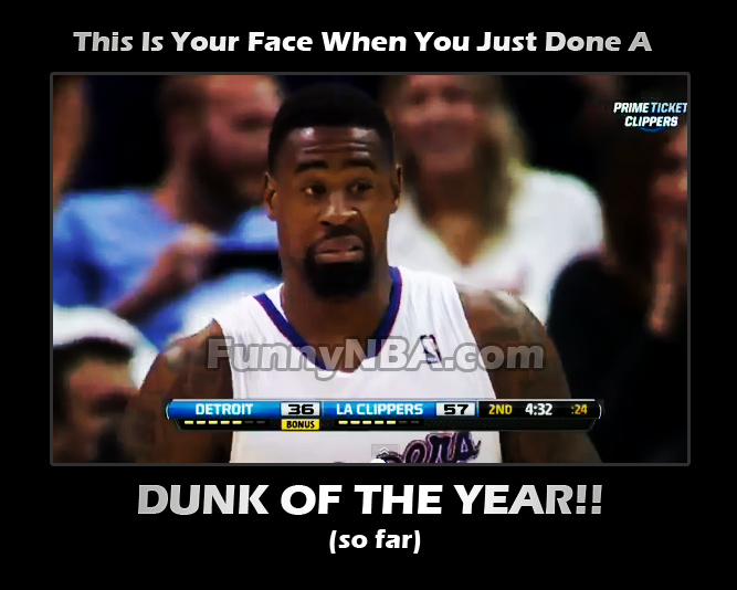 2013 Dunk Of The Year (So Far) - DeAndre Jordan | NBA FUNNY MOMENTS