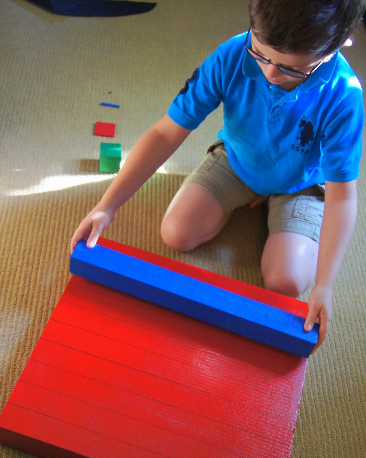 Montessori Hierarchical Presentation At Home - Place Value to One ...