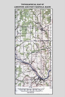 Limestone, Maine -- My Home Town: Topographical Map of Limestone and ...