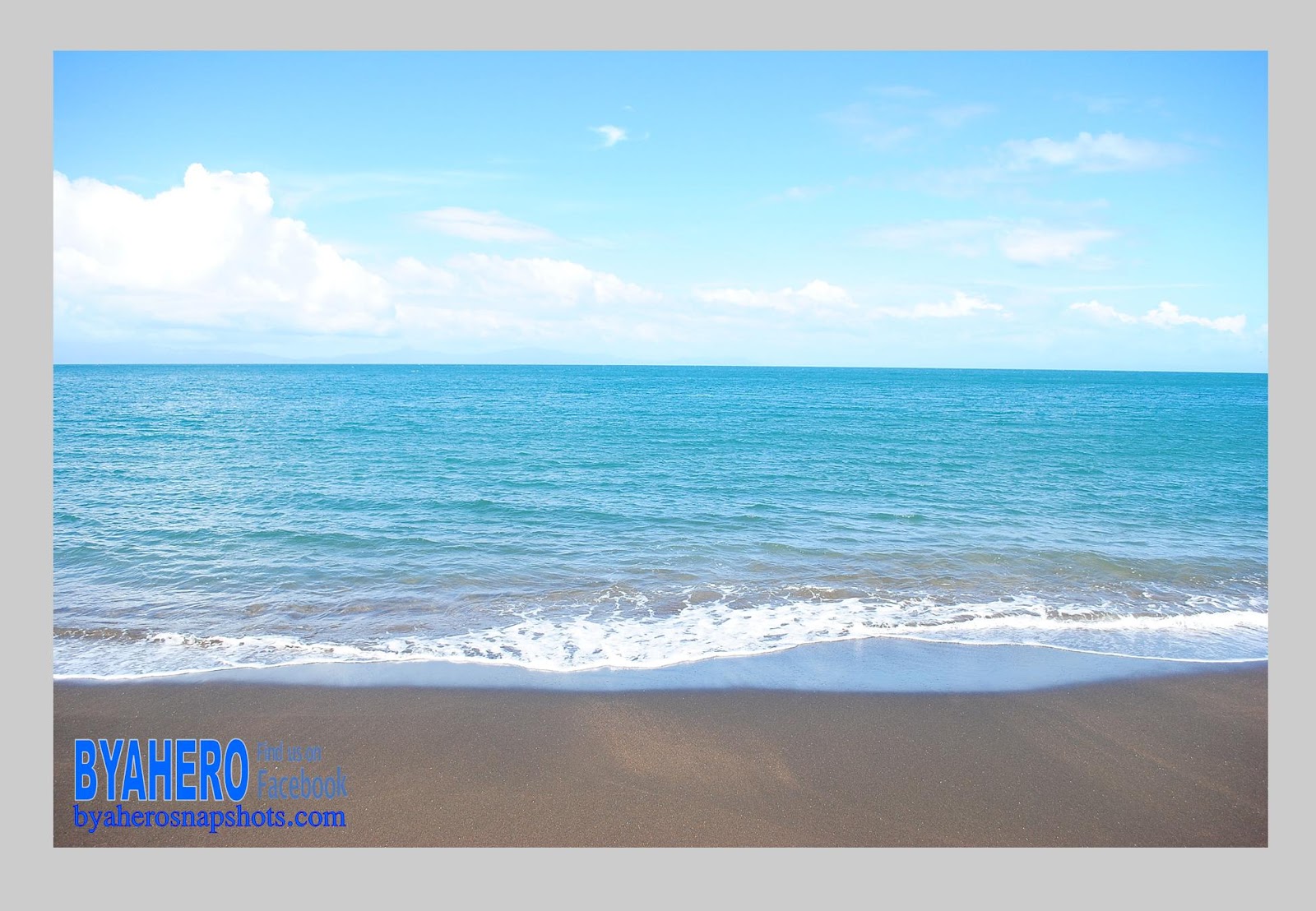 Byahero: The black sand beach in Tiwi, Albay