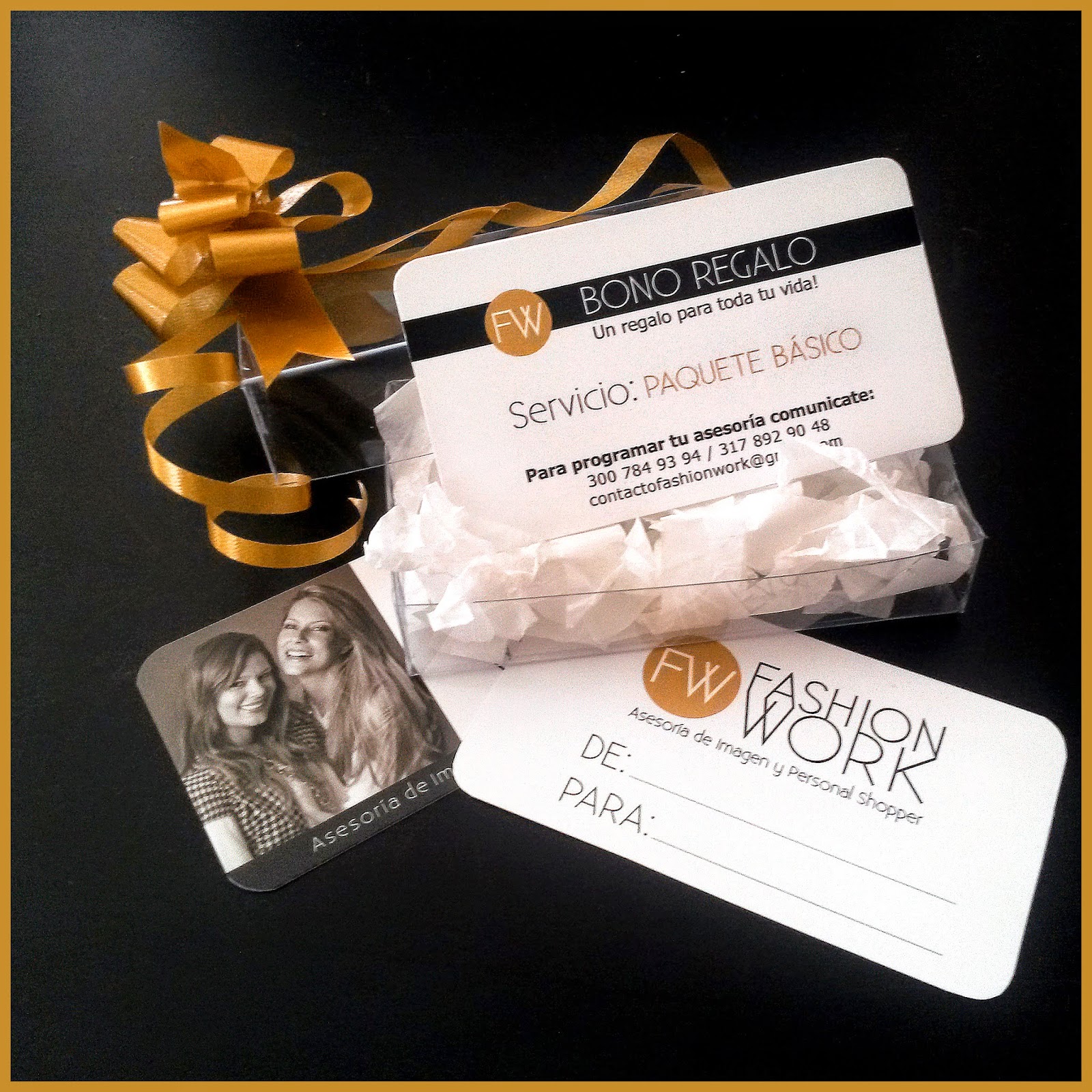 FASHION WORK : NUESTROS BONOS DE REGALO