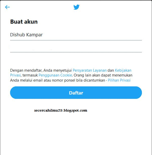 Cara Membuat Akun Twitter Terbaru Langsung Jadi Menggunakan PC - SIAP UJIAN