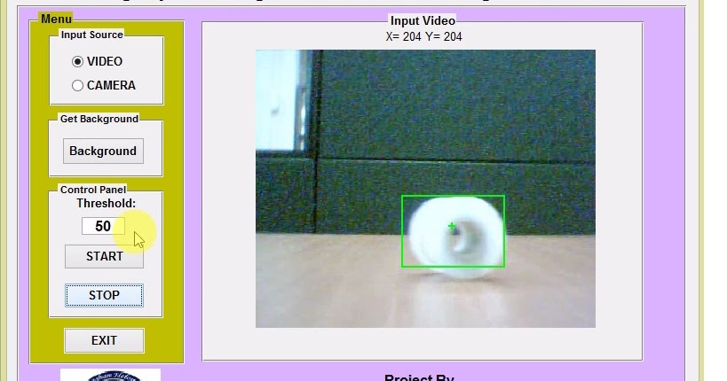 Matlab Project For Object Detection And Tracking Using Background Subtraction Full Source Code