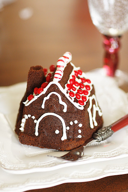 Gingerbread House Cakes - Purple Chocolat Home