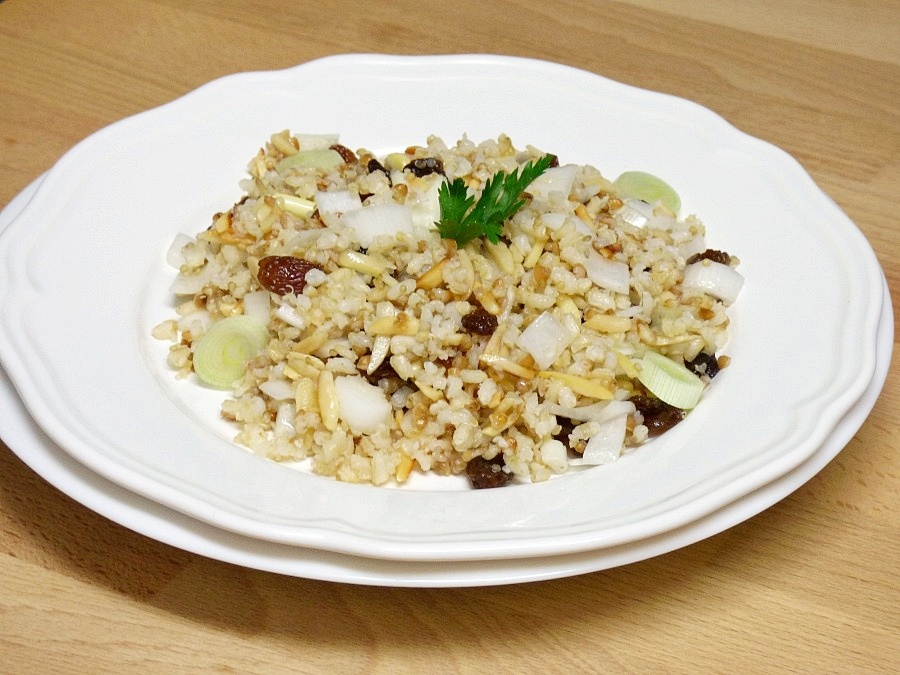 Ensalada de quinoa y arroz integral con frutos secos - Mis Cosillas de ...