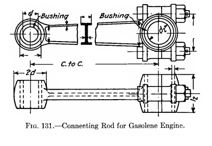 Machine Drawing: Connecting Rod