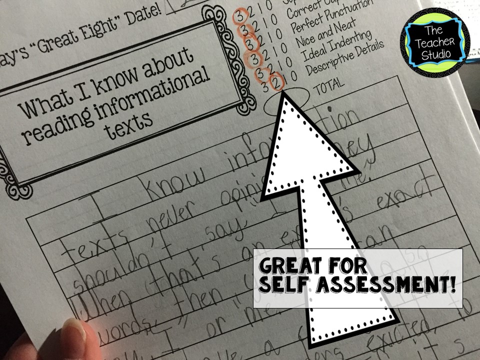 Student Self Assessment with Writing and Strategy Groups | Upper ...