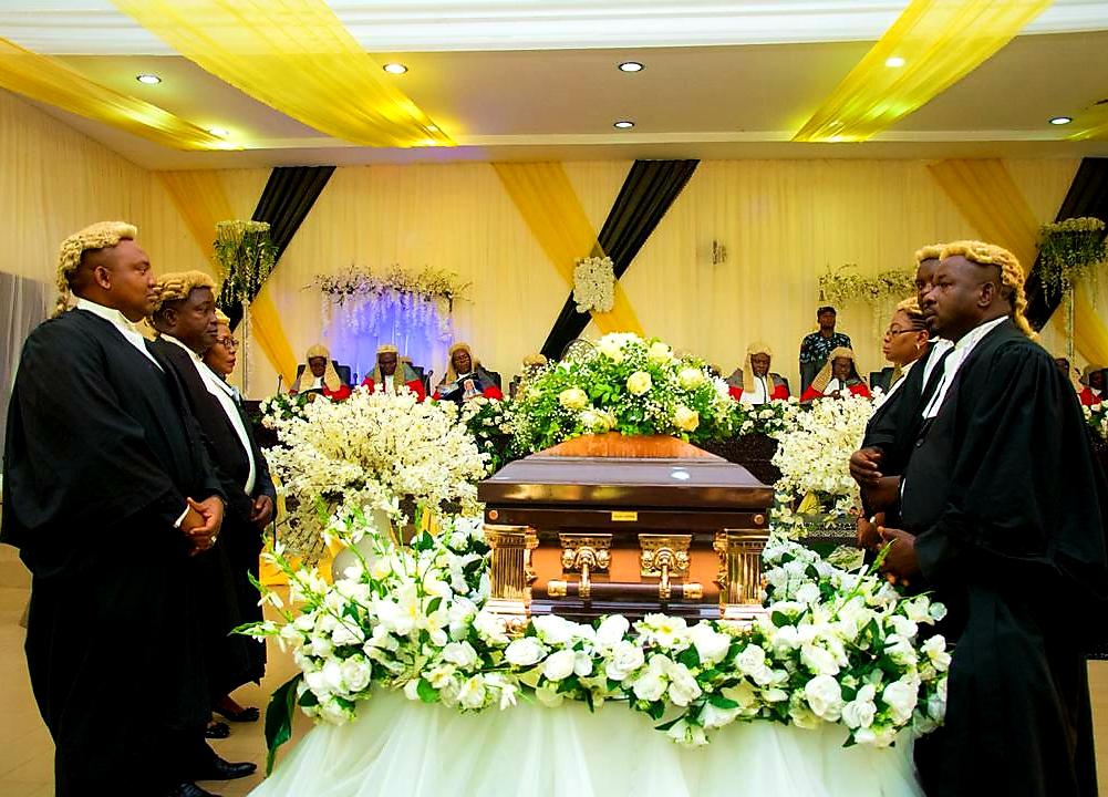 Photos from the special valedictory court session in honour of the late ...