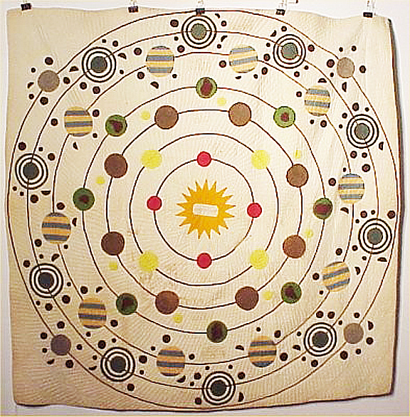 Barbara Brackman's MATERIAL CULTURE: Solar System Quilt