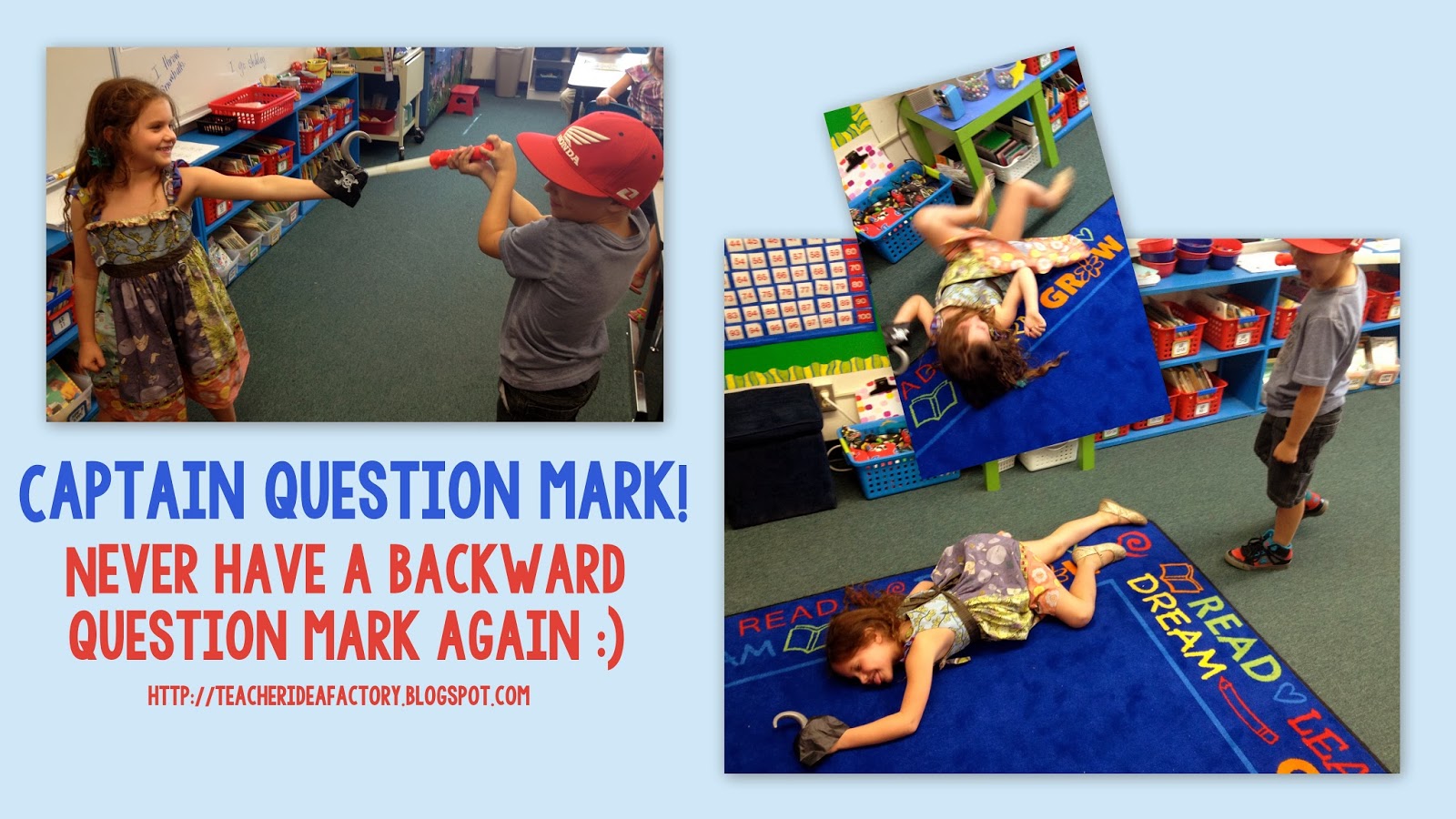 PUNCTUATION HAS PERSONALITY + CAPTAIN QUESTION MARK - Teacher Idea Factory