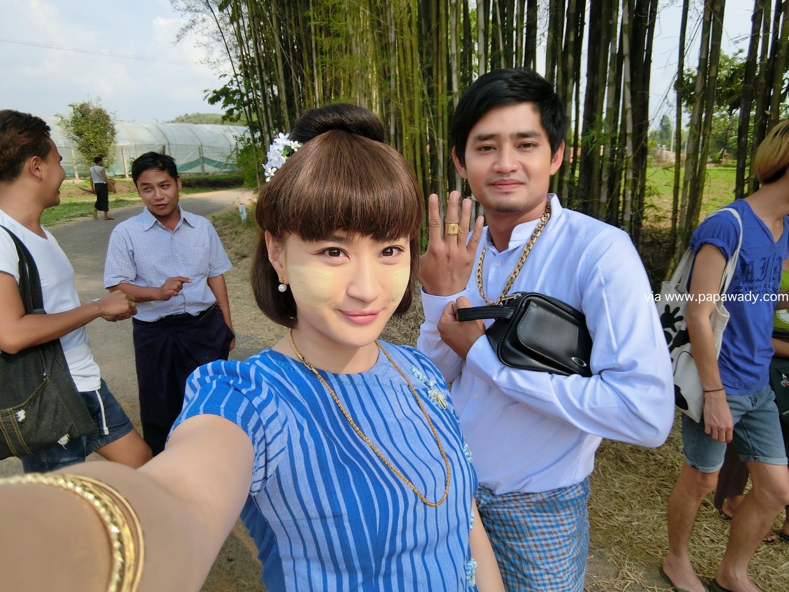 Wut Mhone Shwe Yi Behind The Scenes Photos In Pyin Oo Lwin