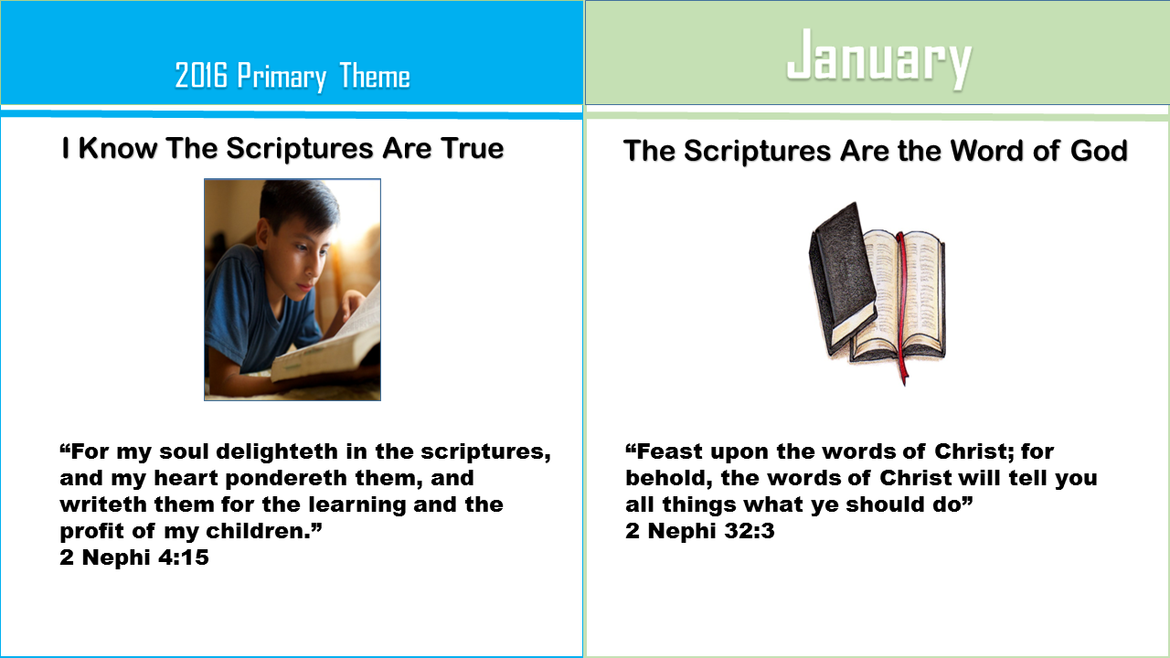 Pathways to Primary, Come Follow Me for families: LDS Primary Posters ...