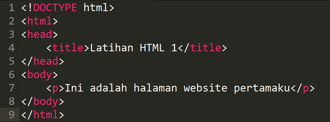 Tutorial Belajar HTML 1 : Pengenalan HTML - Web Design Purbalingga