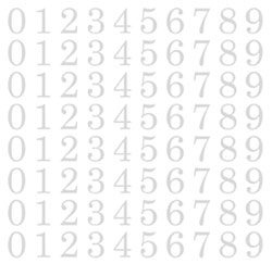 SRM Stickers: SUMMER RELEASE; Numbers in White