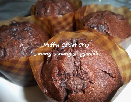 Senang-senang singgahlah.....: Muffin Coklat Chip