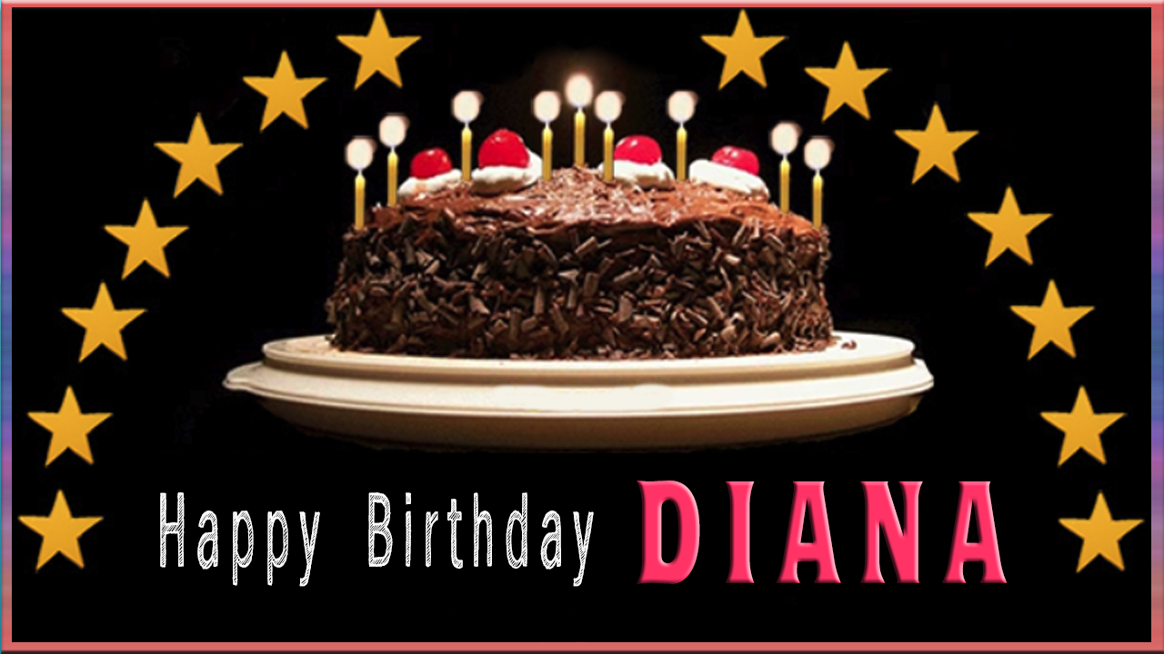 Happy Birthday Diana Cake