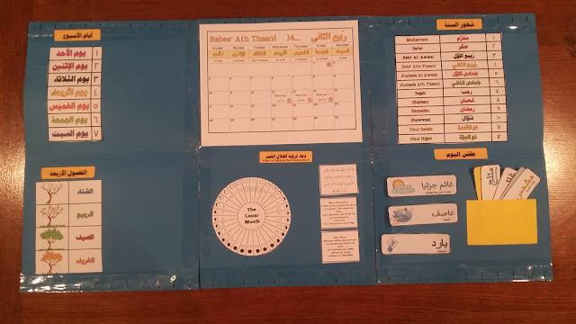 Hijri/Islamic Calendar Wall/Bulletin Board Display Sets (Arabic ...