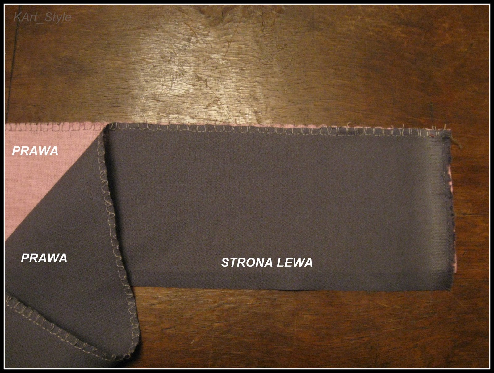 bibak - Dreams to sew: Zszywanie dwóch materiałów na płasko - tutorial