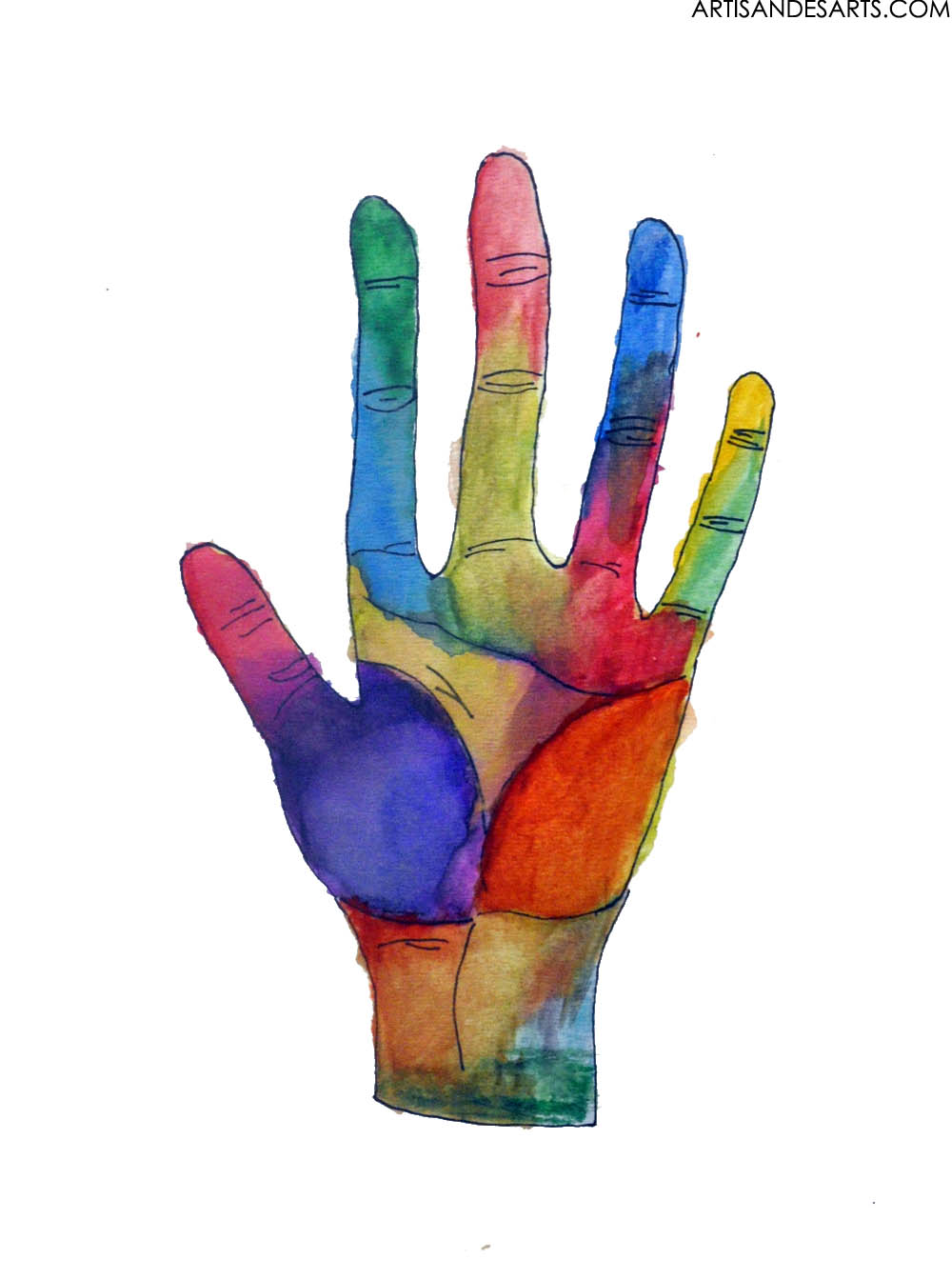 artisan des arts: Grade 5/6 Hand Study
