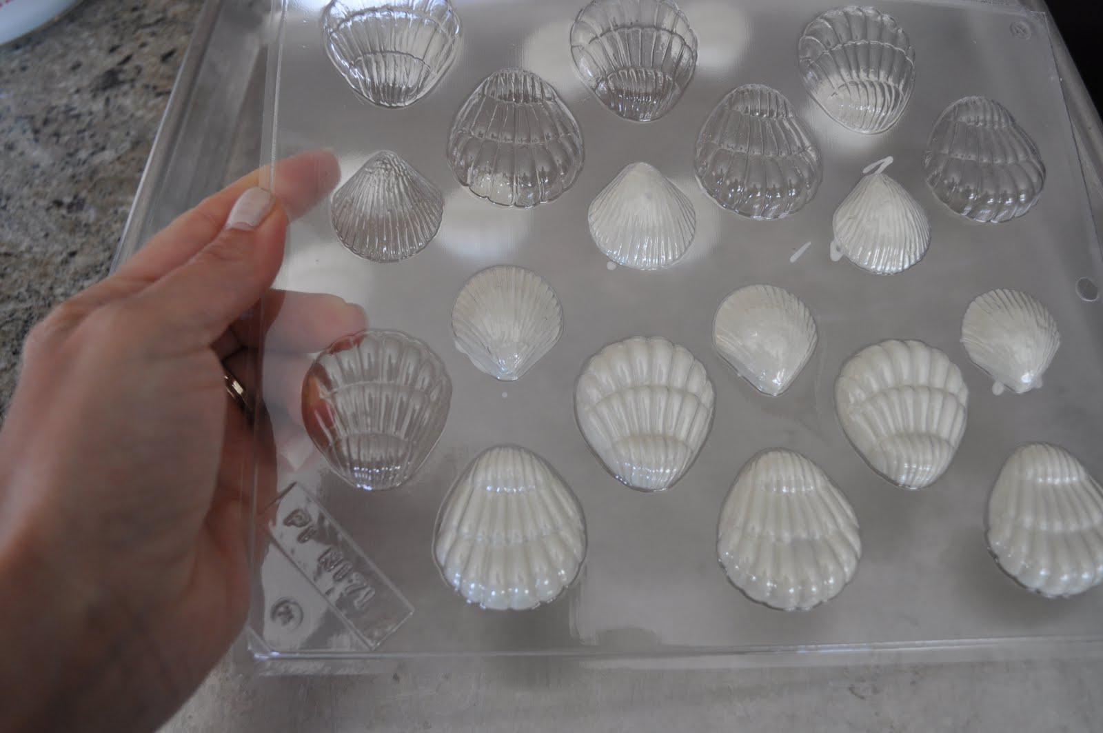 Lavender Clouds: Seashell Cupcakes & Candy Mold Tutorial