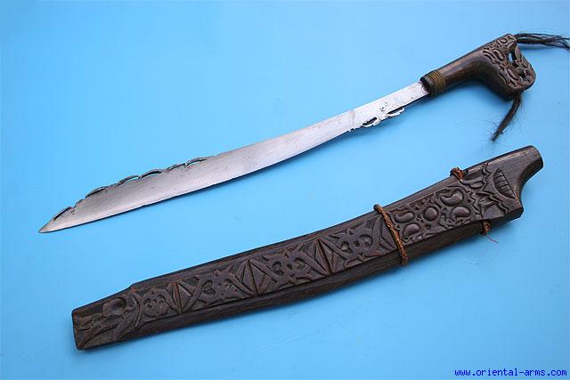 Mandau, traditional weapons of Dayak Kalimantan