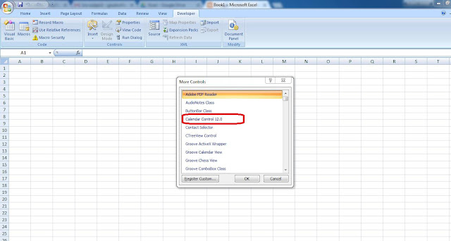 Goodwill Learning World: How to Embed Calendar in Excel - How to Add ...