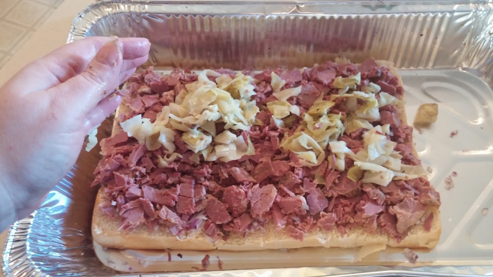 Wife to 1, Mom to 5, Friend to MANY: Baked Corn Beef and Cabbage Sliders