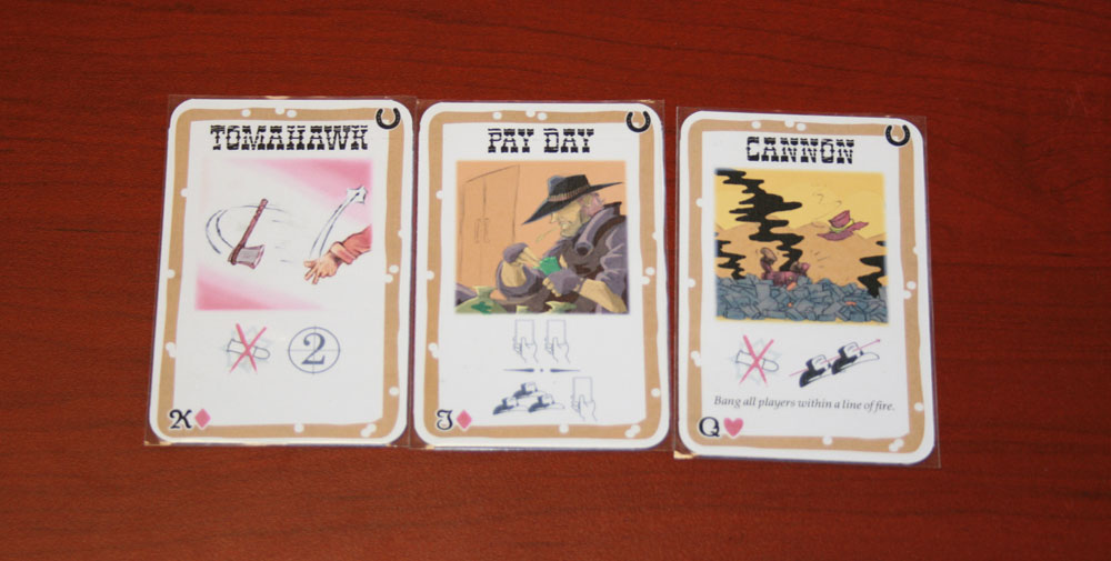 Robbers' Roost: Handcut Cards Examples | The BANG! Card Game Blog