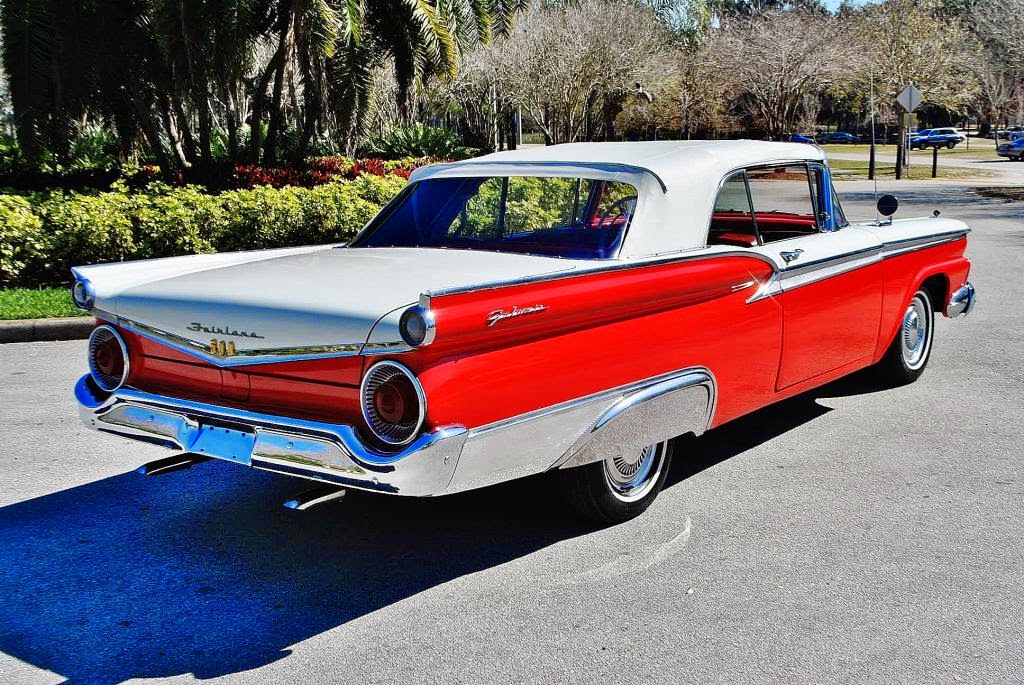 All American Classic Cars: 1959 Ford Galaxie Sunliner 2-Door Convertible