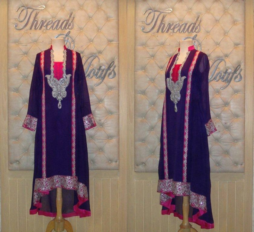 Latest Wedding Wear Dresses 2012 For Womens By Thread And Motifs ...