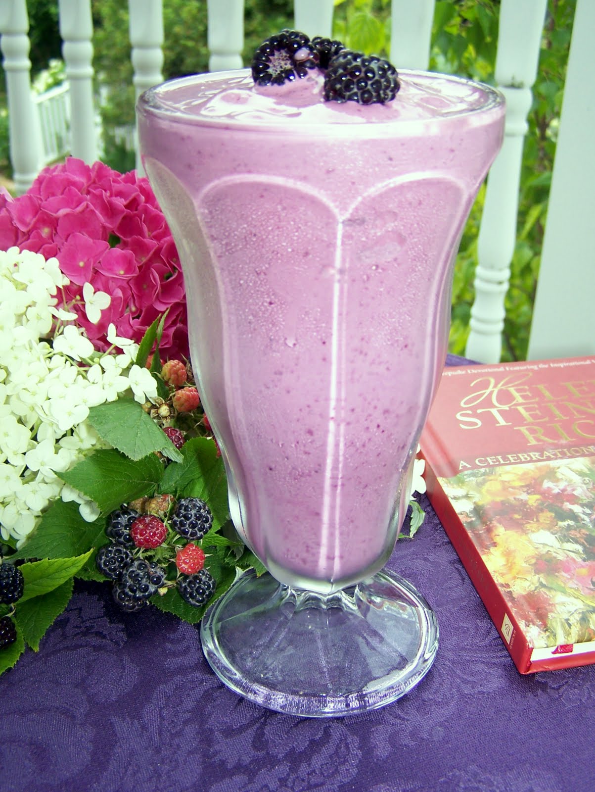 Black Raspberry Vanilla Milkshake