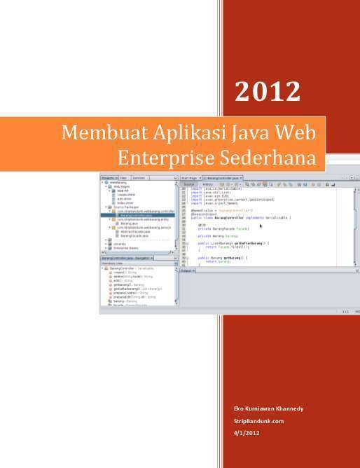 Programming: Membuat Aplikasi Java Web Enterprise Sederhana