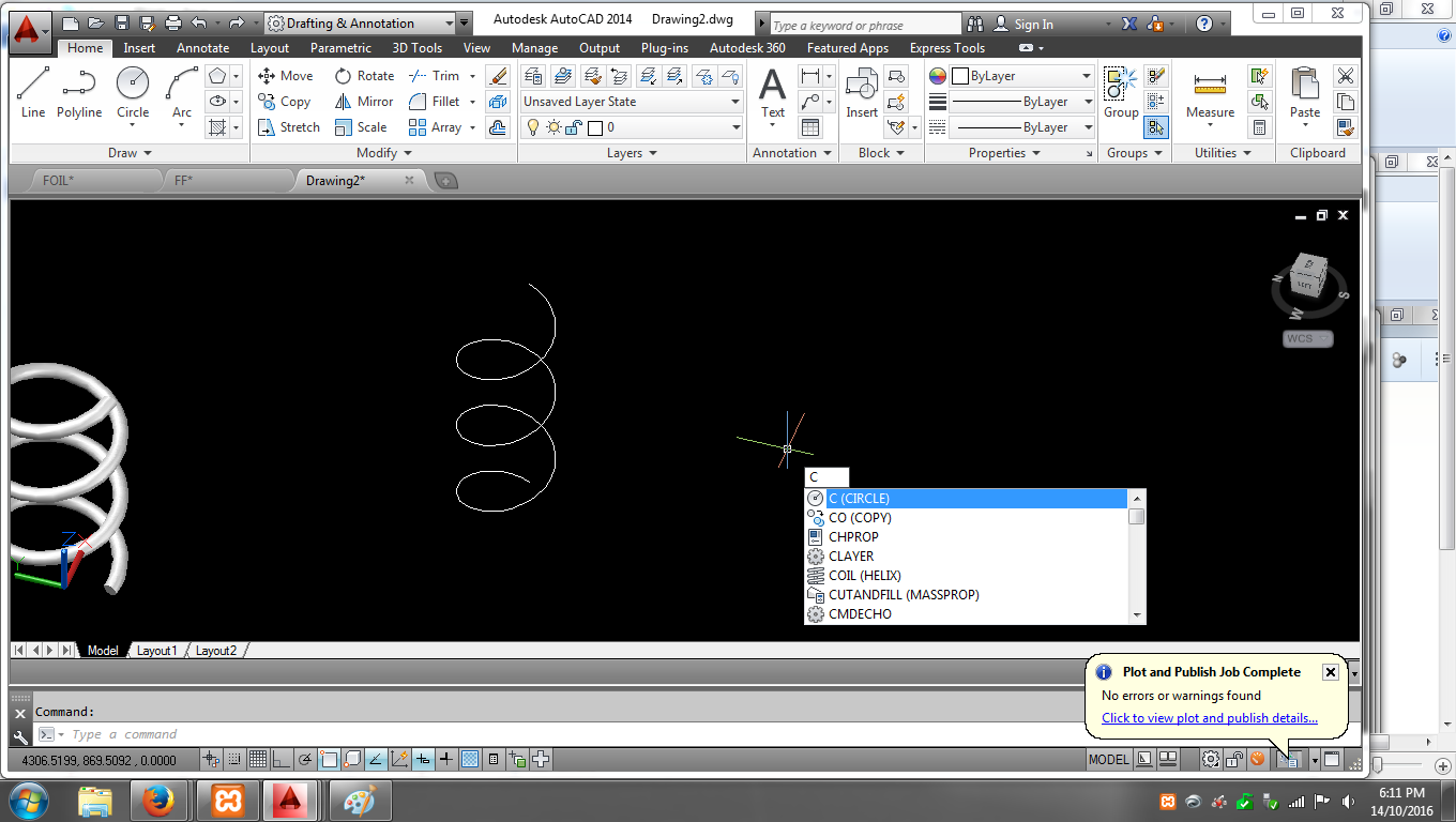 Cara Membuat Per / Pegas Dengan Perintah HELIX pada Autocad 2014 - How ...