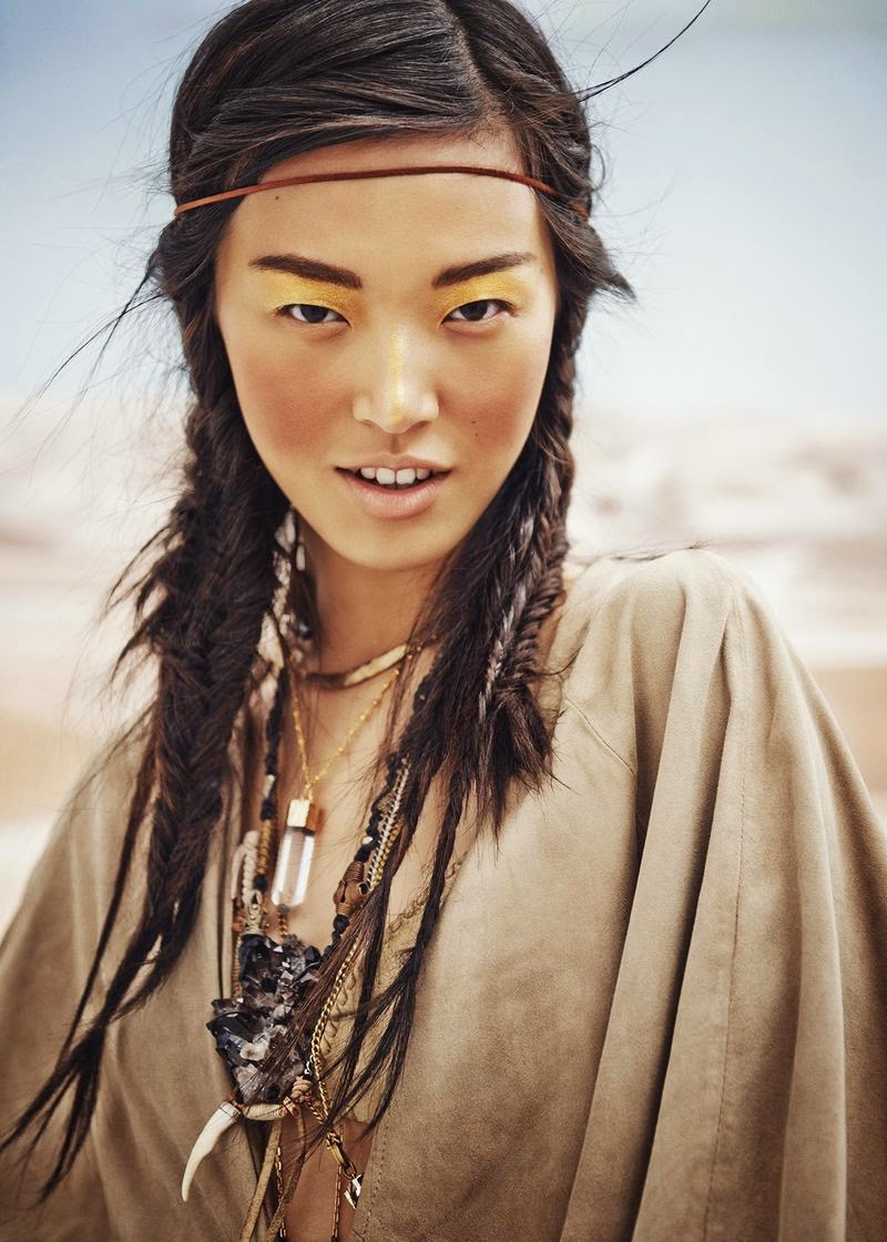Asian Models Blog Editorial Tian Yi In Vogue China March 2015
